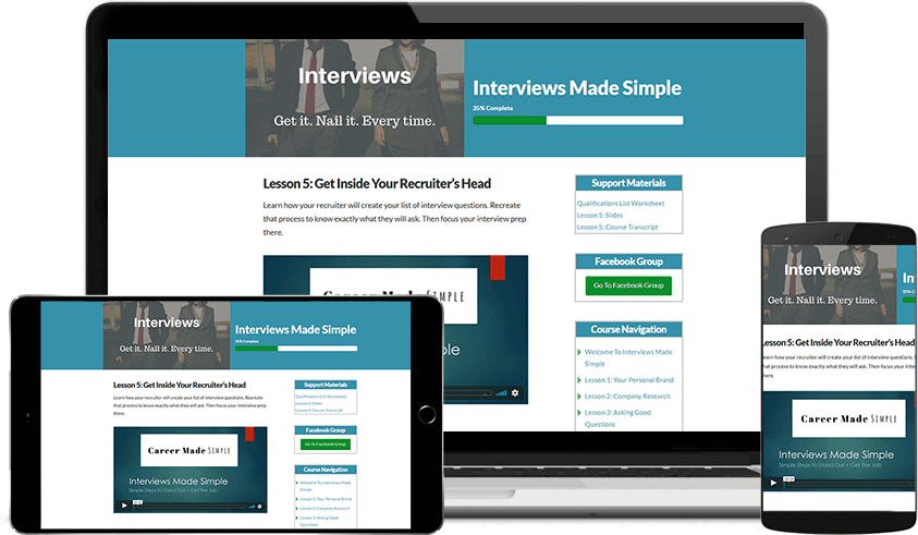 Interviews Made Simple - Complete Interview Course | Career Made Simple